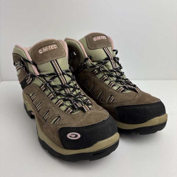 Hi-Tec | Shoes | Hitec Hiking Boots Womens 75m Tan Pink Bandera Mid ...